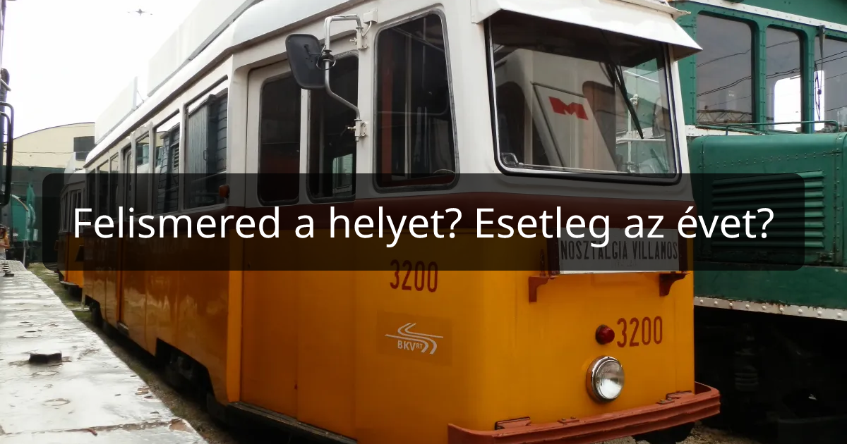 Ilyen is volt Budapest | Az első UV villamos, a 3200-as pályaszámú villamos motorkocsija