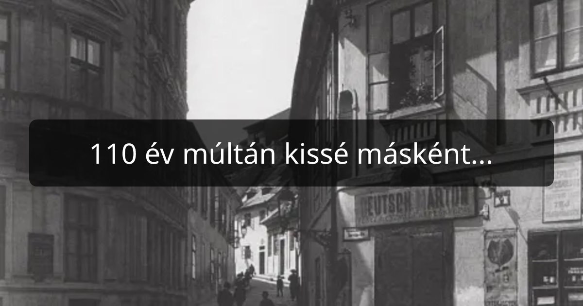 Ilyen is volt Budapest | Szalag utca a Corvin tér felől nézve