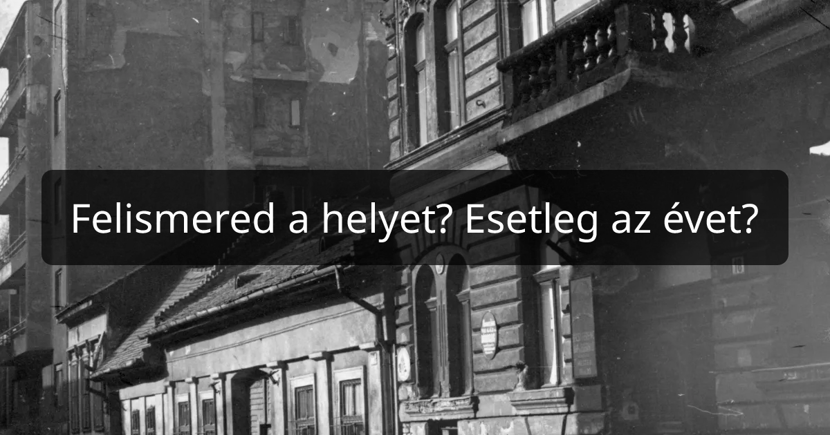 Ilyen is volt Budapest | Angyal utca a Tompa utca felől a Mester utca ...