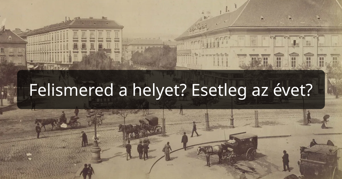 Ilyen is volt Budapest | Az 1890-es évek eleje, Deák Ferenc tér