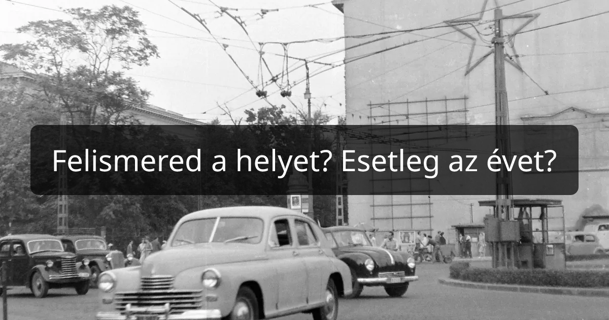 Ilyen is volt Budapest | Calvin (Kálvin) tér, a háttérben a Múzeum utca