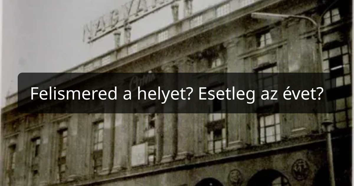 Ilyen is volt Budapest | Blaha Lujza tér, a Corvin NAGYÁRUHÁZ