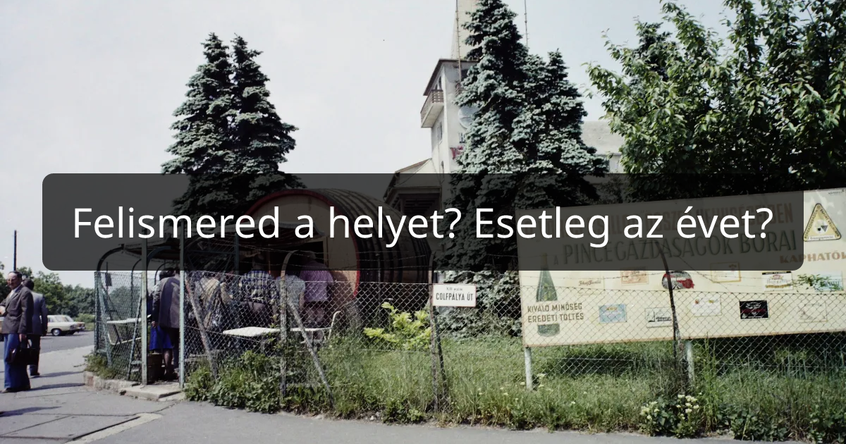 Ilyen is volt Budapest | Golfpálya út, borozó a Vörös Csillag szálloda ...